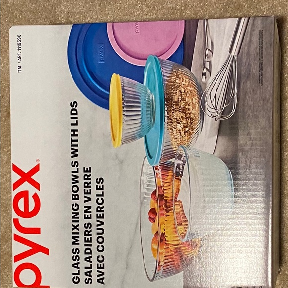 Pyrex | Kitchen | Pyrex 0 Years Glass Mixing Bowls 8piece Improved ...